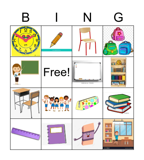 Classroom Bingo Card