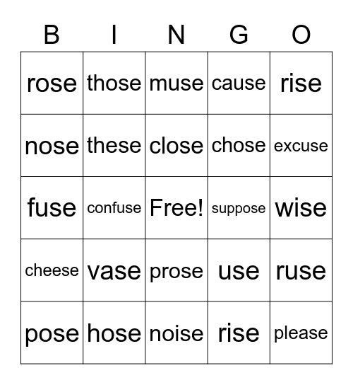 Spire- Level 2 - se Bingo Card