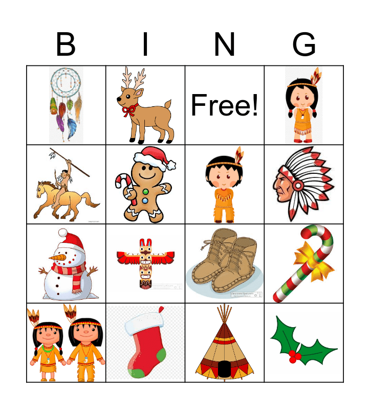 Reading Night Bingo Card