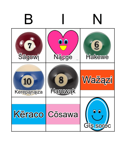 HoCak Bingo! Bingo Card