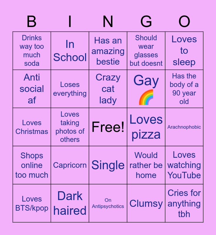 How Much Do We Have In Common Bingo Card How Much Do We Have In Common Bingo Card