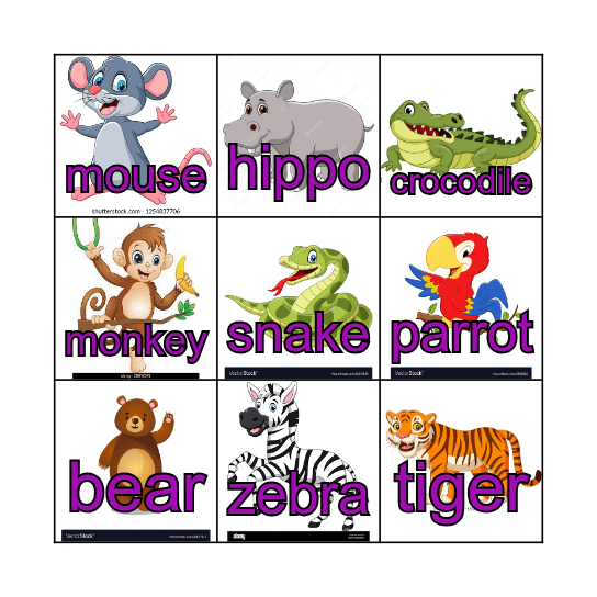 SM 2 My day Bingo Card