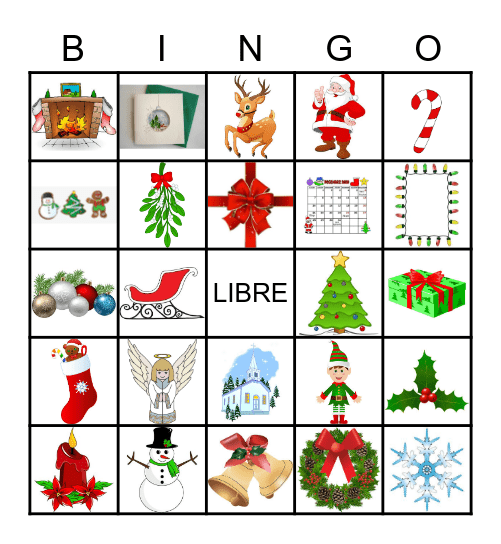 JOYEUX NOËL Bingo Card
