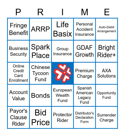 LifeProviders BINGO PRIME Bingo Card LifeProviders BINGO PRIME Bingo Card