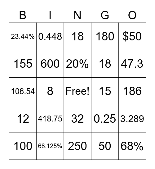 Is Over Of Bingo Card