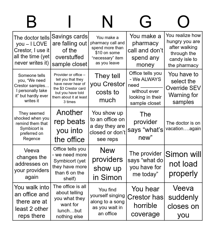 Seattle District Bingo Card