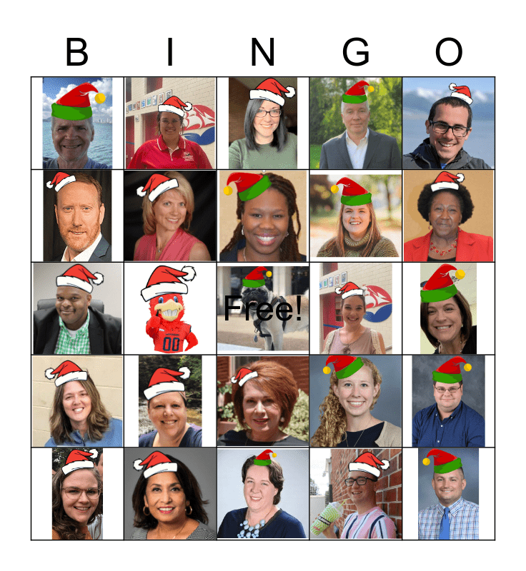 CUB Holiday Bingo Card