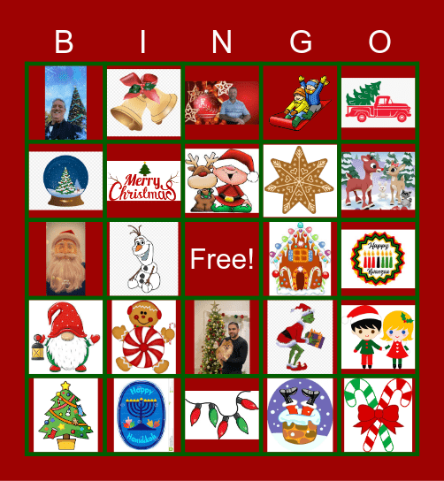 Holiday Bingo Card