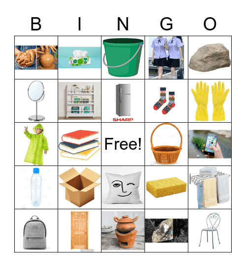 Properties of Materials Bingo Card