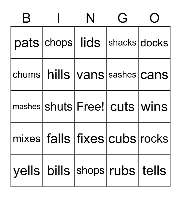 WRS Step 1.6 Bingo Card