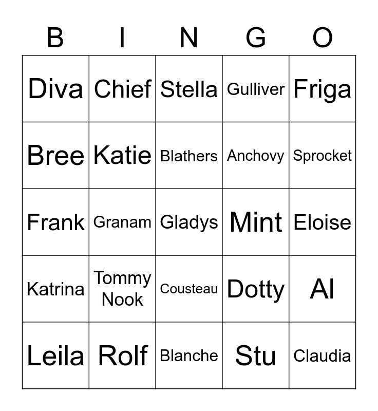 DEVIL AC Round 2 Bingo Card