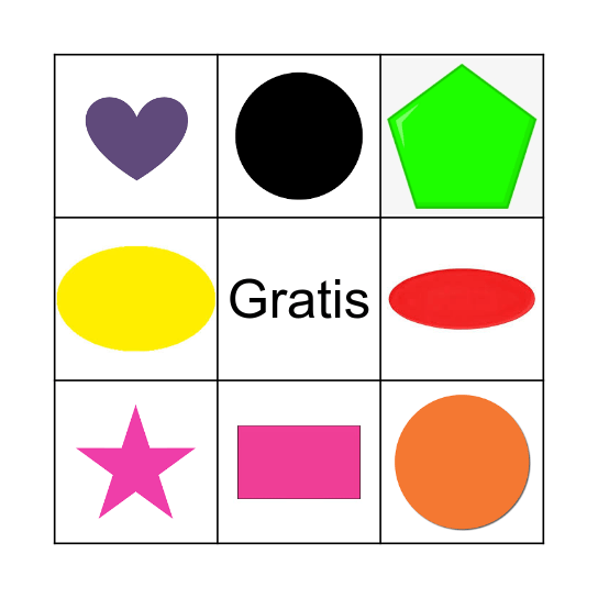 Las Formas Bingo Card