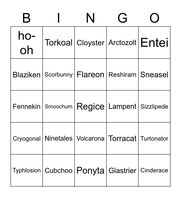 Nicklu's Bingo Card (Round 2) Bingo Card