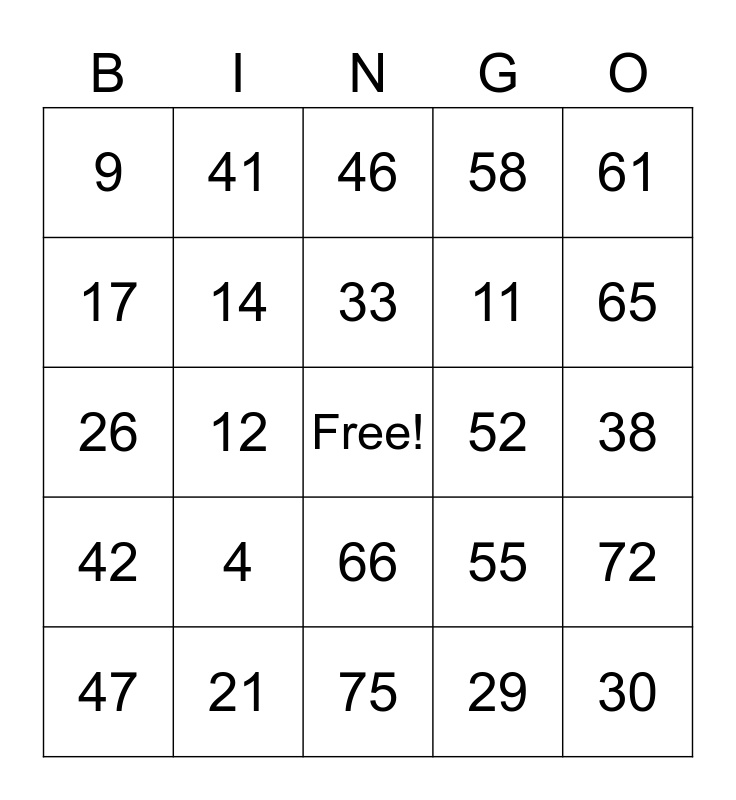II-24 BSCIEPHY_Fiel Bingo Card