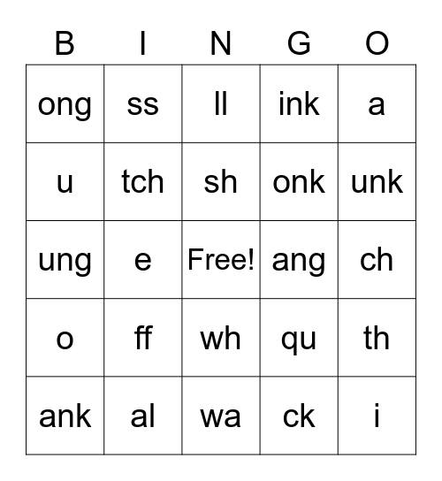 SPIRE Level 2 Bingo Card