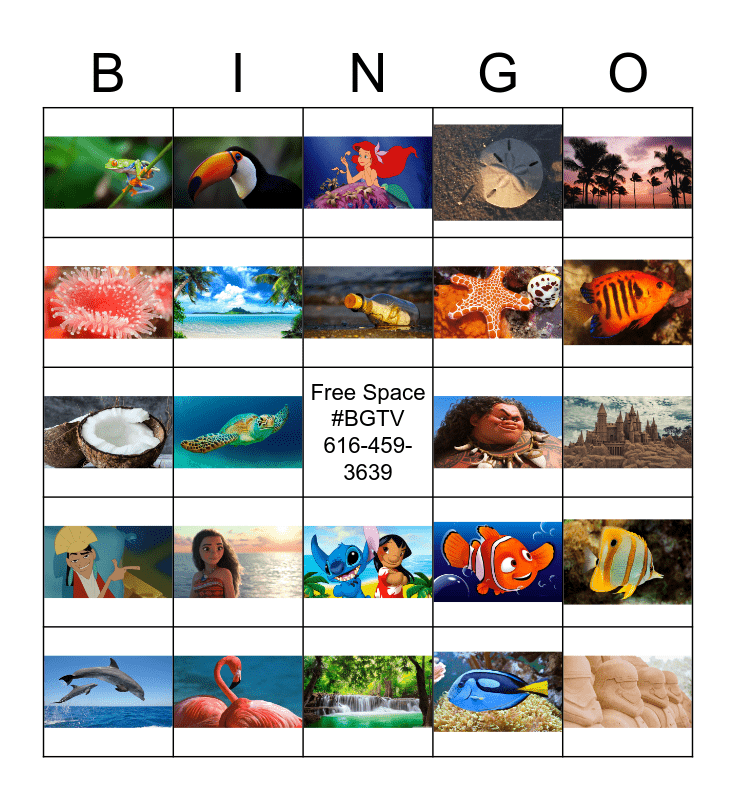 Tropical Bingo 1 24 22 Bingo Card