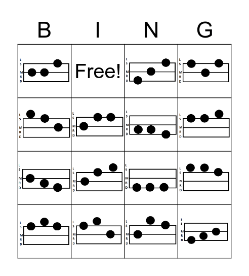 Do, Re, Mi, Sol, La Bingo Card