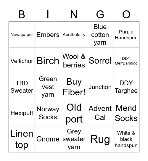 Making 2022 Bingo Card Making 2022 Bingo Card