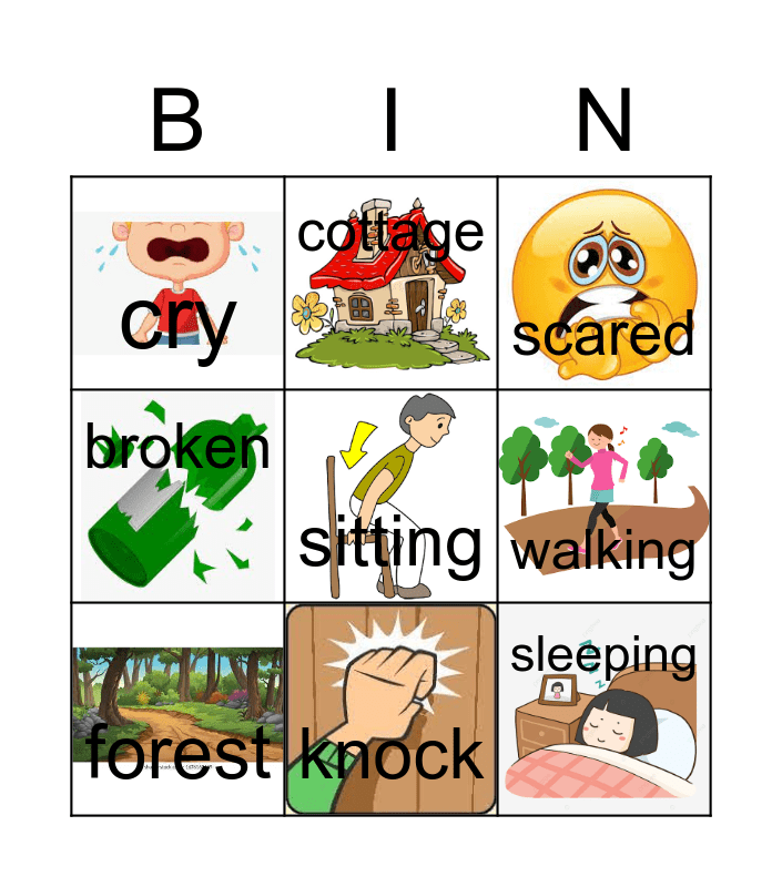 Goldilocks Bingo Card