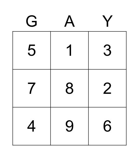 Bingo club Bingo Card