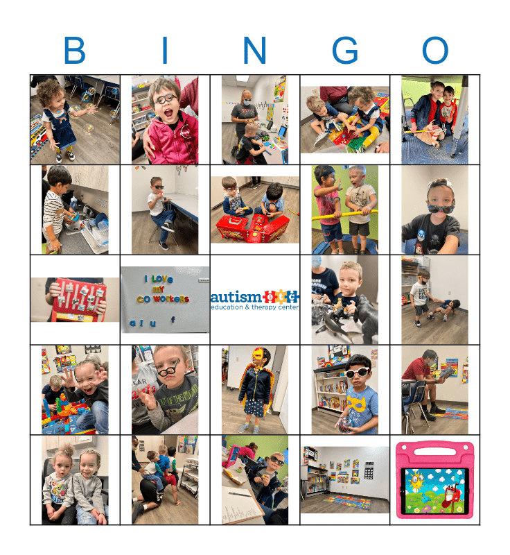 Autism ETC Bingo Card
