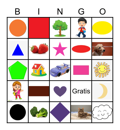 As Formas Bingo Card