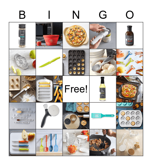 Pampered Chef Bingo Card