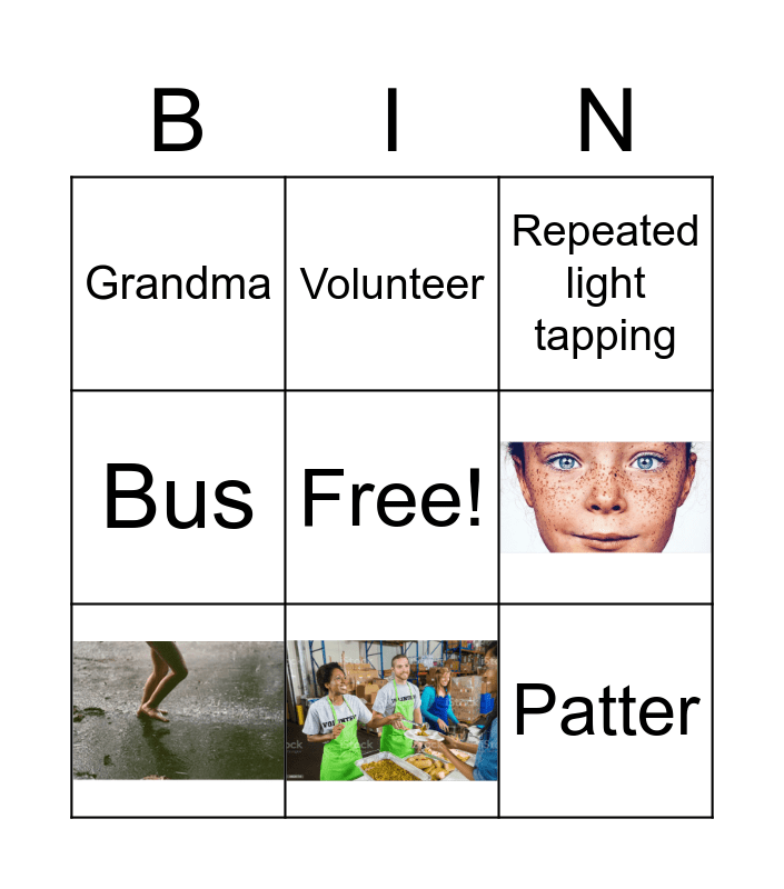 Last Stop on Market Street Vocab Bingo Card