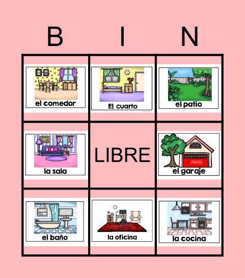 LA CASA Bingo Card