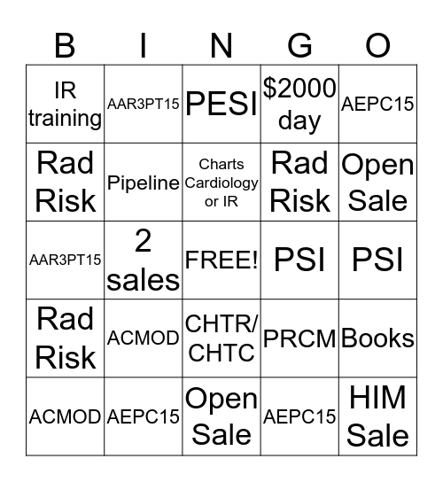 $50 Bingo Bucks! Bingo Card