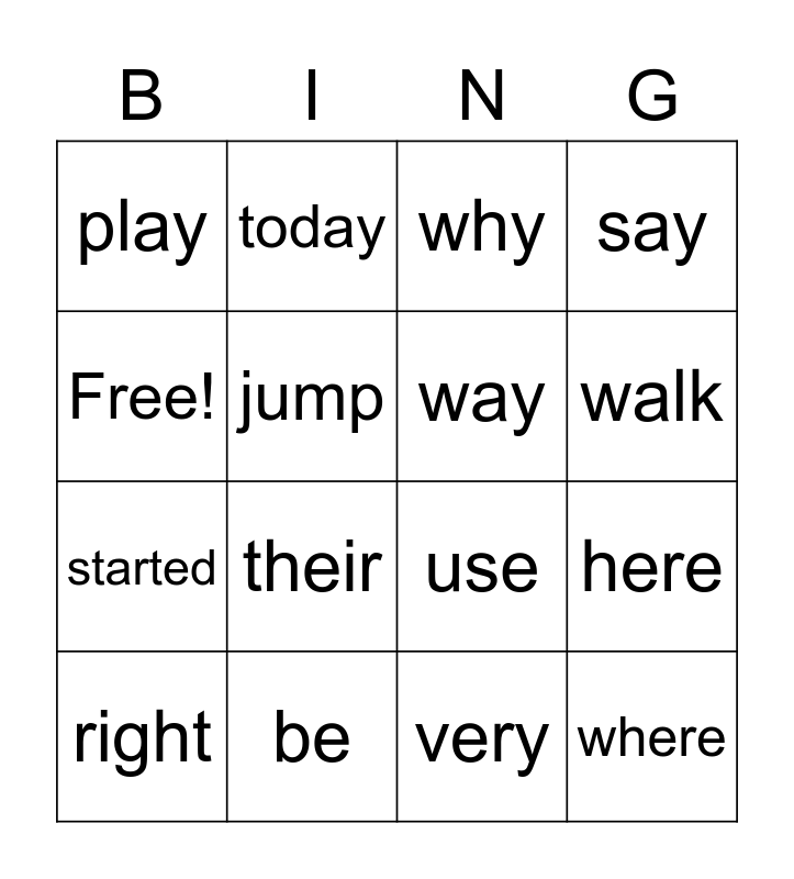 HMH Module Four Bingo Card