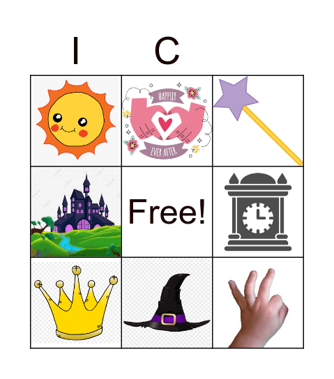 Fairy Tale BINGO Card