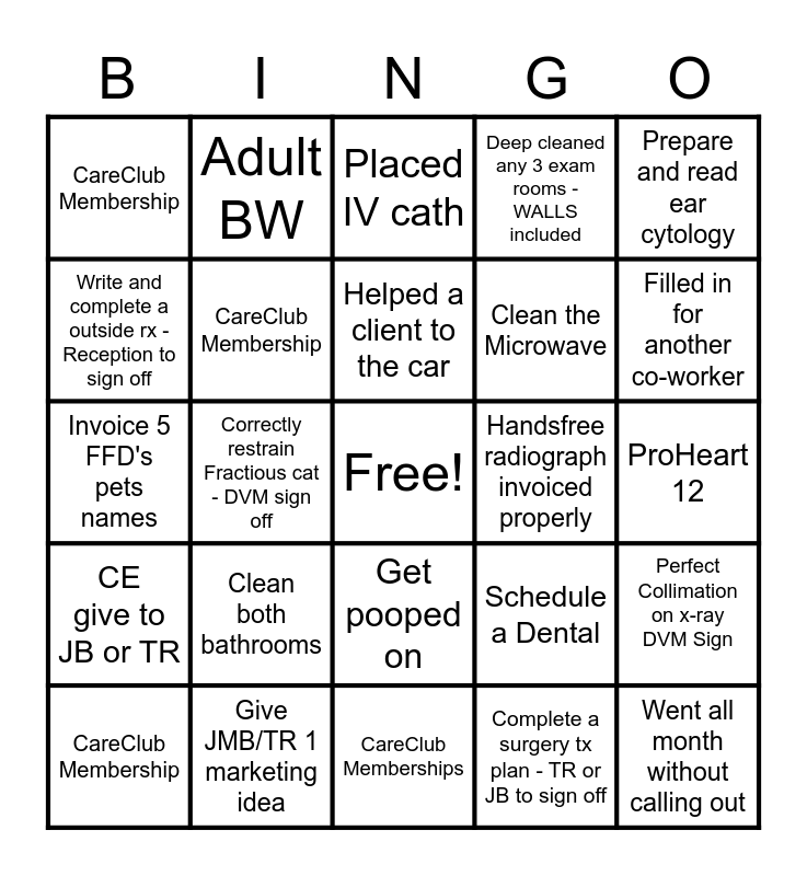 Westbury Bingo Period 3 Bingo Card