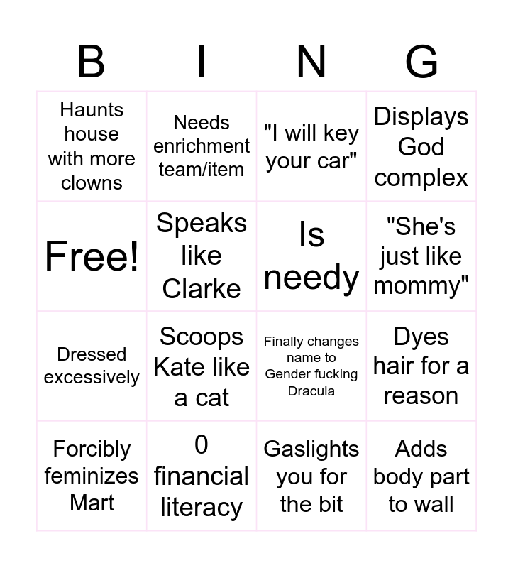 Jingo Bingo Card
