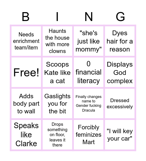Jingo Bingo Card
