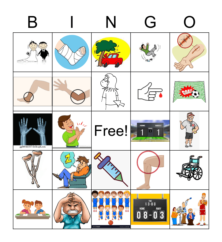Realidades 2 Ch. 5B-6A Vocab Bingo Card