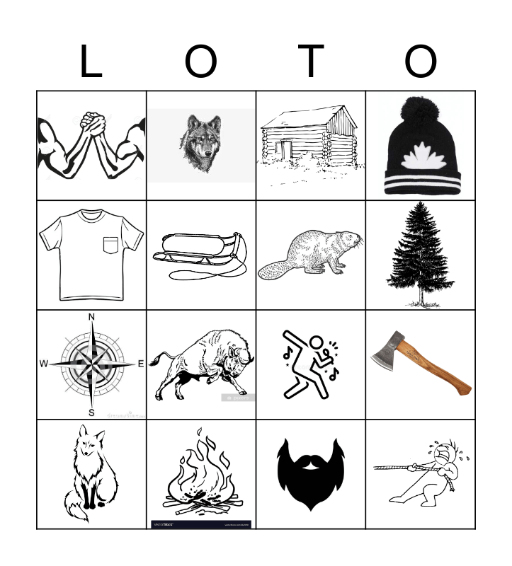 Les Voyageurs Bingo Card