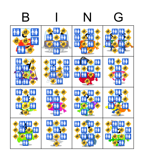 Alphablocks Phase 2 Bingo Card