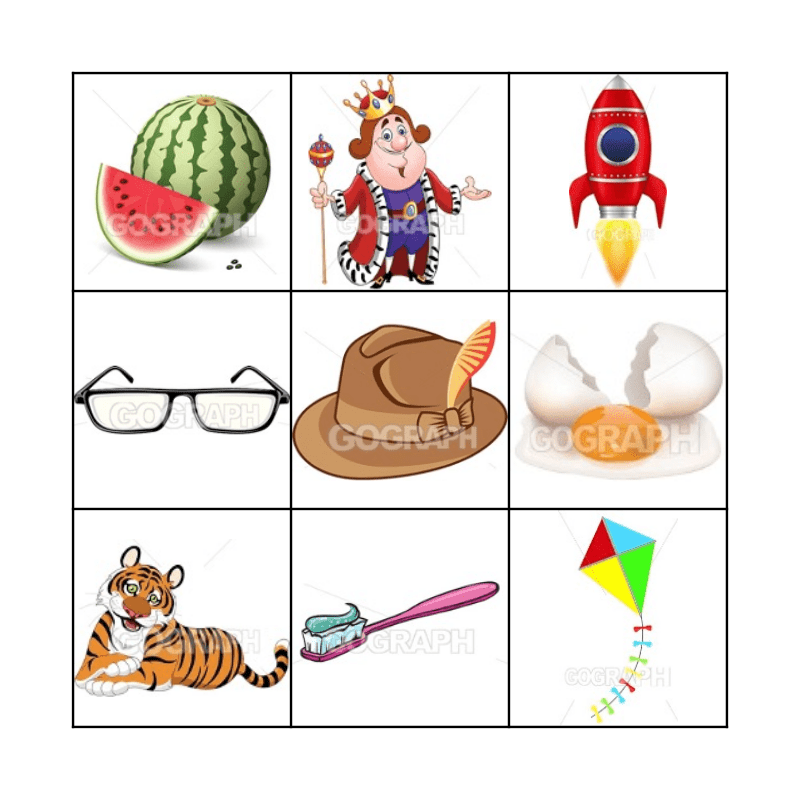 Block 4 Bingo Card
