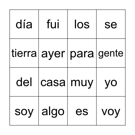 PDUF: Unit 5, B3 Bingo Card