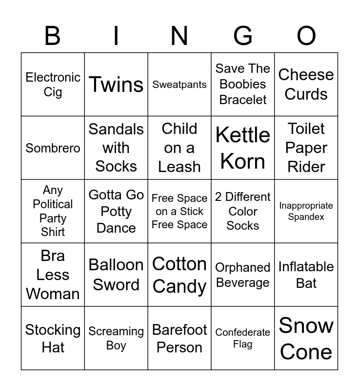 Fair Vendor Bingo - Text 507-399-1120 to declare Bingo Card