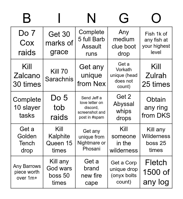 PARTY PEOPLE'S ULTIMATE BINGO Card