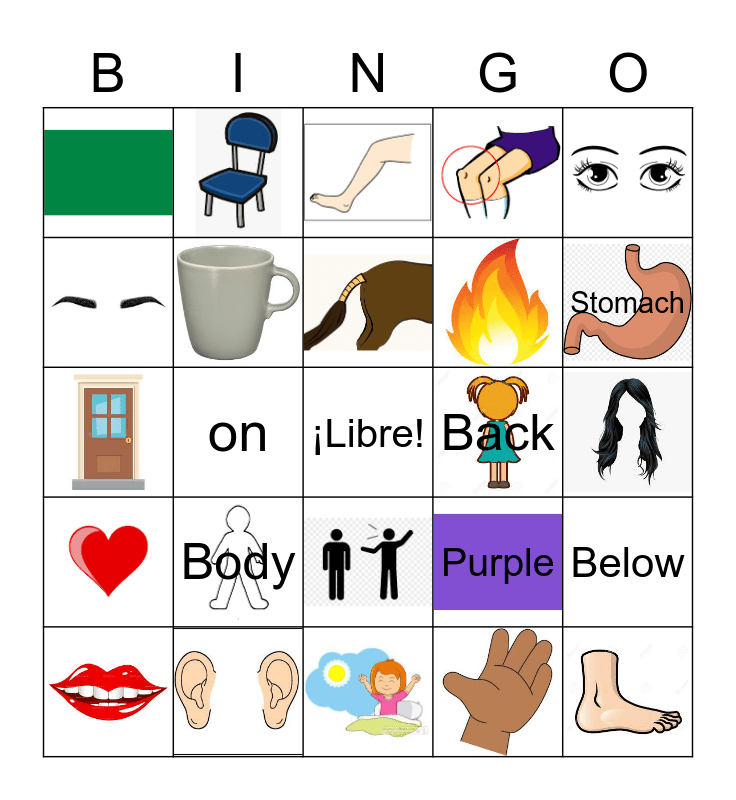 Unit 6 Vocab Bingo Card