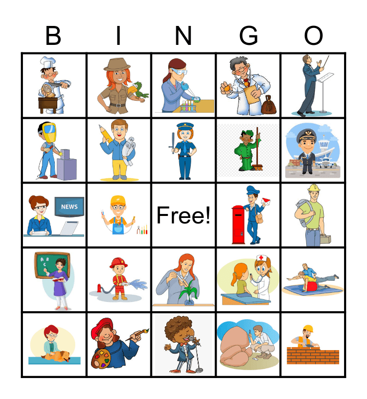 Career BINGO Card