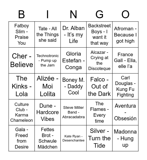 SOKO Trash BINGO! Bingo Card