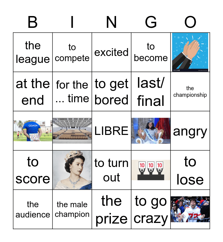 Auténtico 2- Unidad 6A Bingo Card