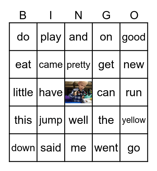 Graham Bingo Card