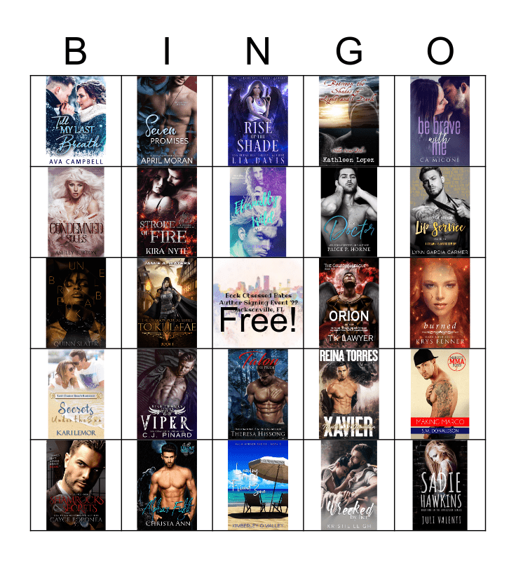 BOBASE book cover bingo card 3 Bingo Card