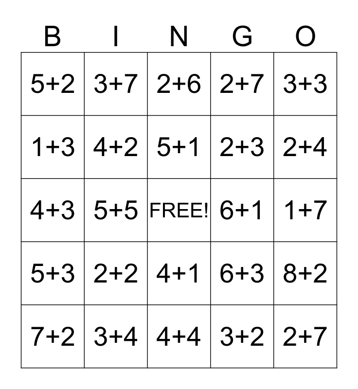 Math Bingo 2nd Grade Math Bingo 2nd Grade