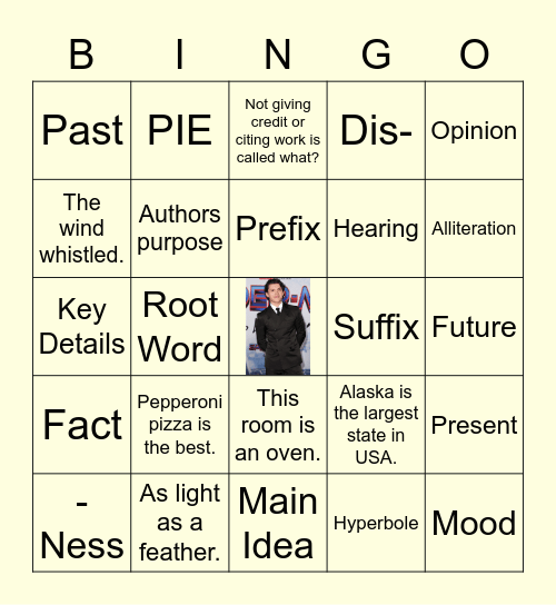 Google Docs Bingo Card